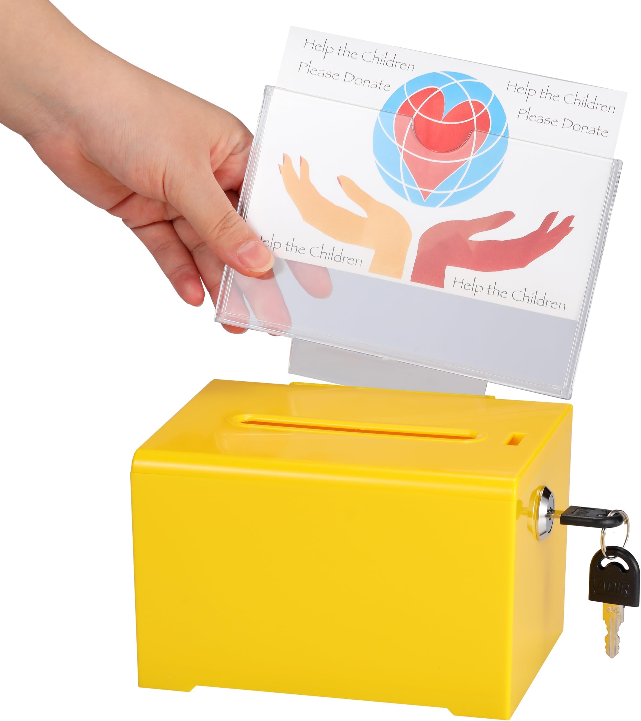 Amazon.com : 4 Pcs Acrylic Donation Box Suggestion Ballot Box for ...
