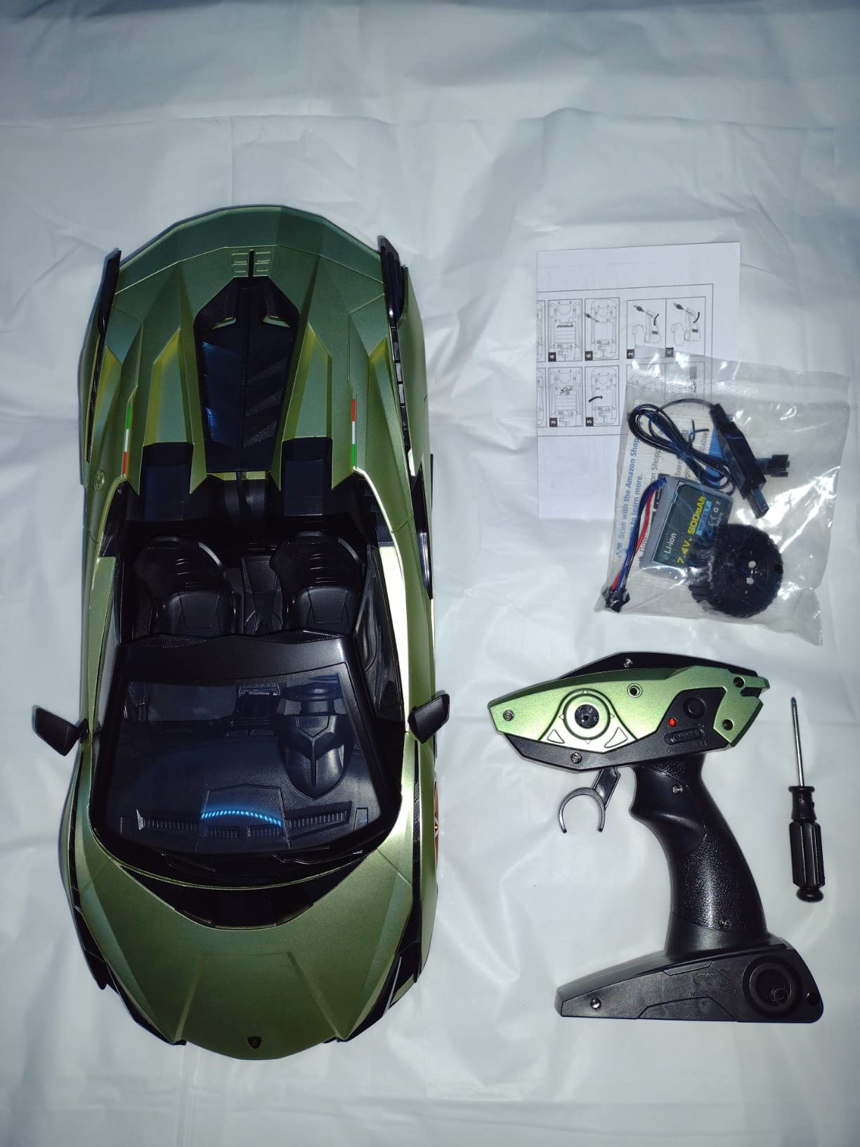 $12/mo - Finance MIEBELY Lamborghini Remote Control Car, 1:12 Electric ...