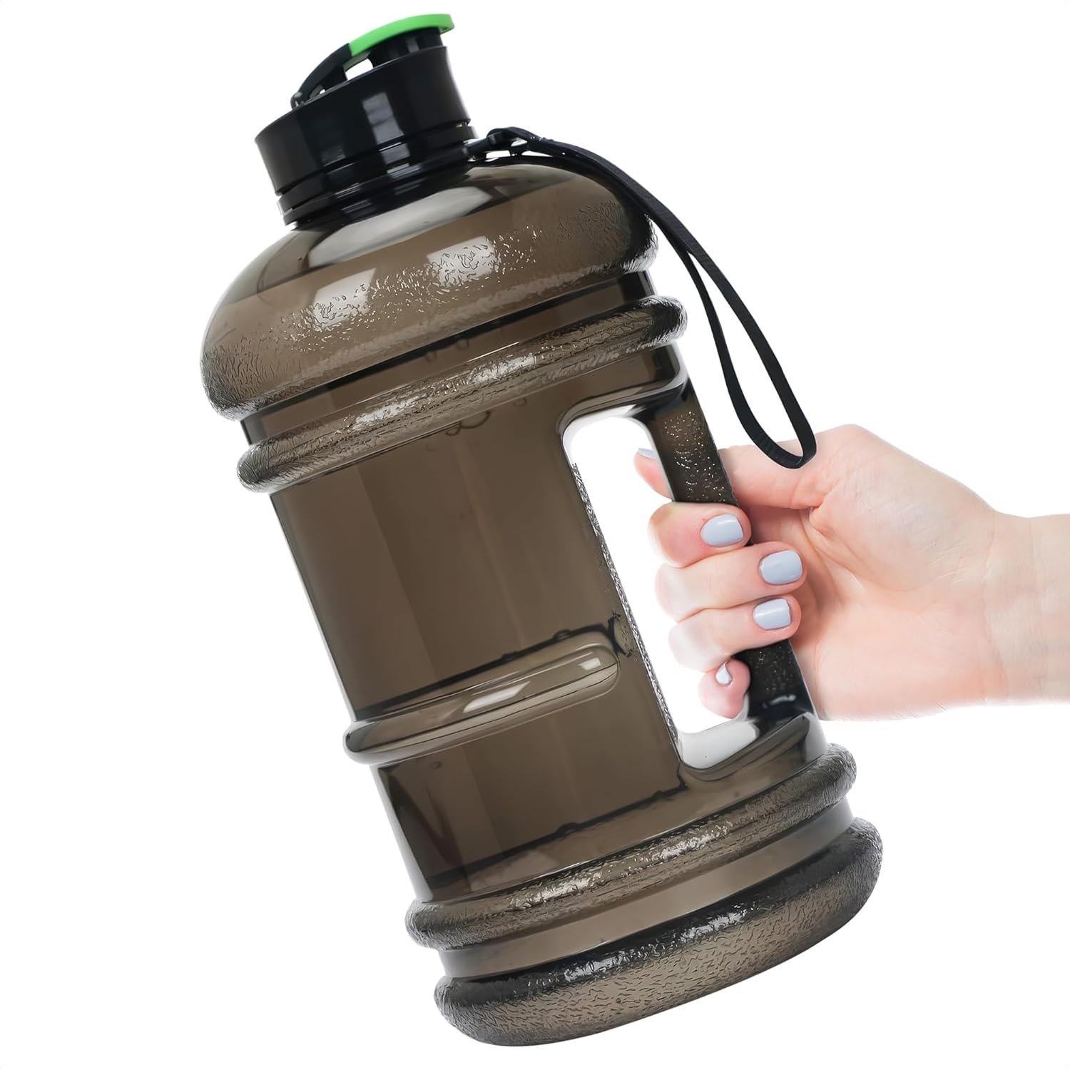 Amazon.com: 2.2L Water Bottle 75oz Half Gallon Capacity Leakproof BPA ...