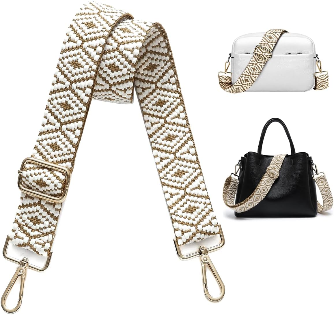 Buy ZIBUYU® Wide Shoulder Strap for Bags Fashion Embroidery Shoulder ...