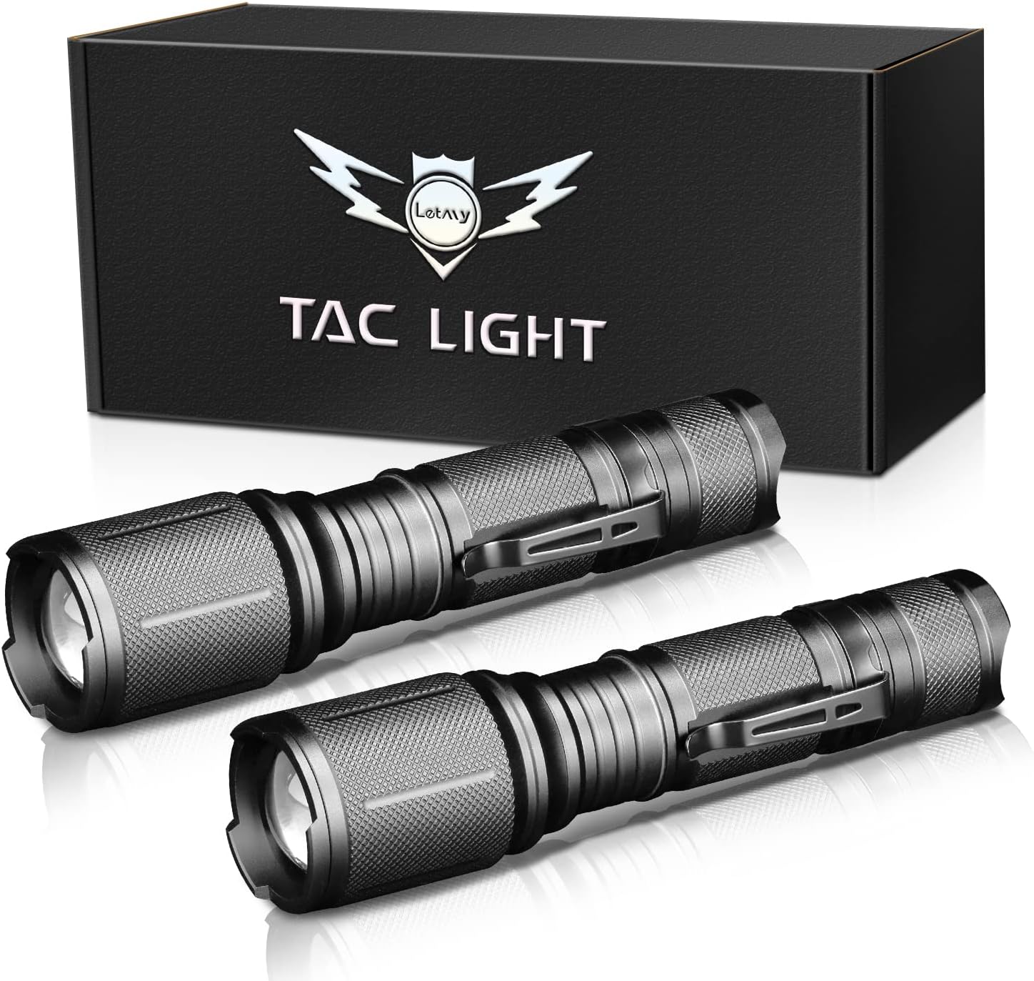 LETMY LED Tactical Flashlight S2000 PRO - Ultra Bright High Lumens LED ...