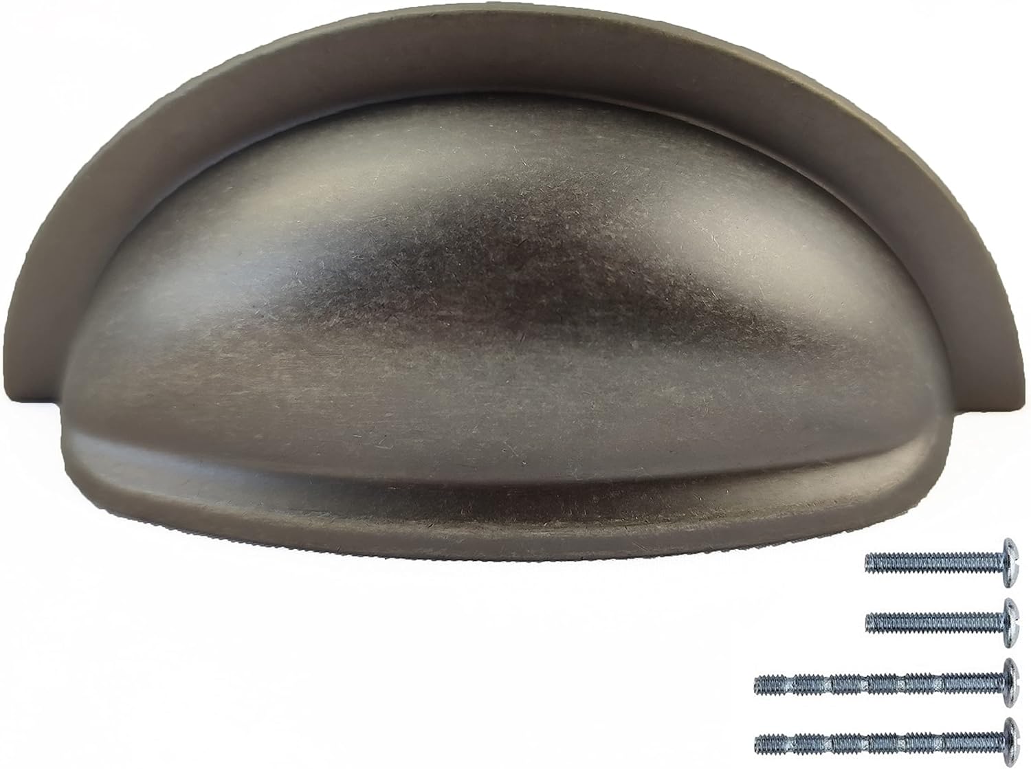 Set of 6 Cup Handles for Kitchen Cabinets & Drawers | Vintage Shell ...