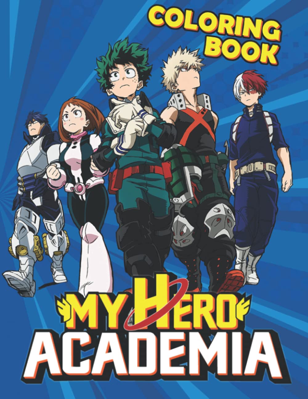 Buy My Hero Academia Coloring Book: 30+ Premium Coloring Pages for Kids ...