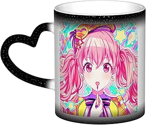 Amazon.co.jp: Airi Momoi Mug, Coffee Cup, Porcelain Cup, Discoloration ...