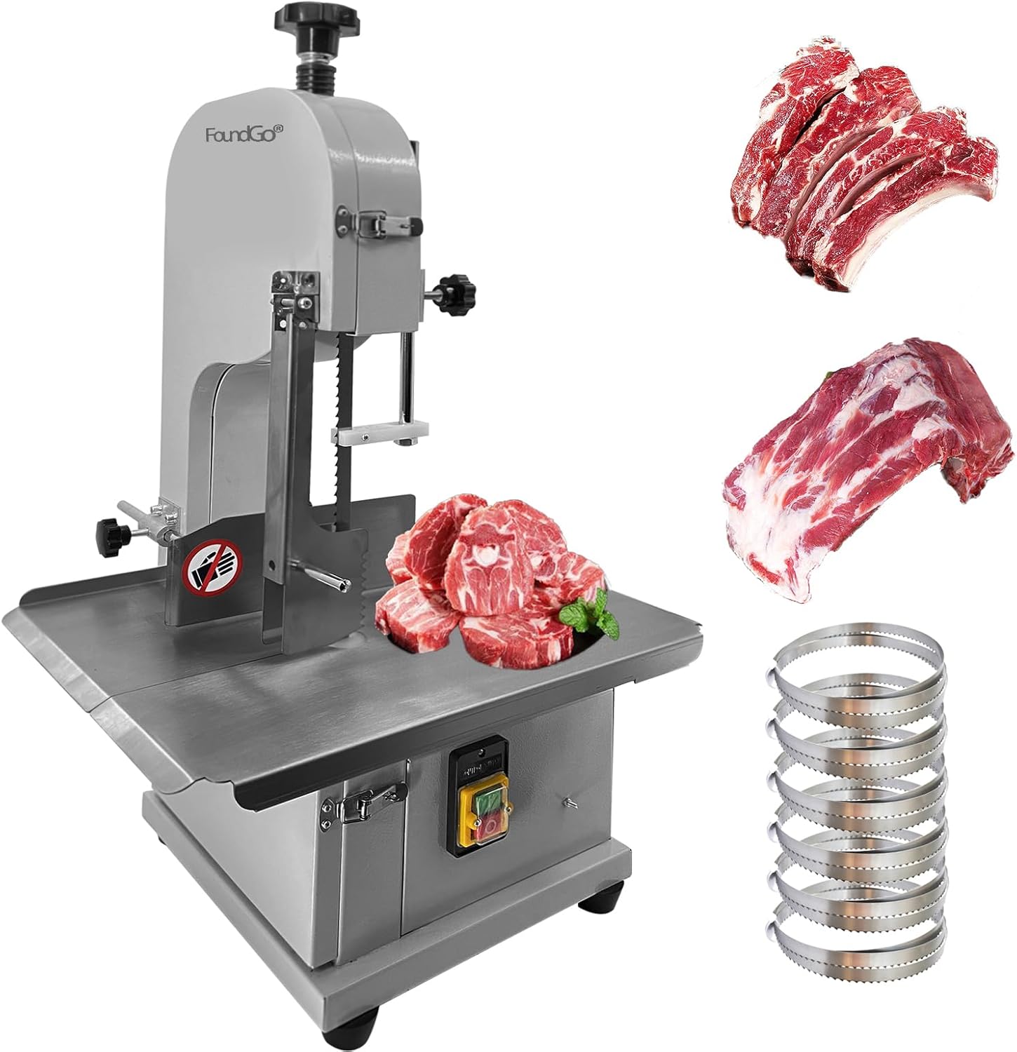 Amazon.com: FoundGo 1500W Commercial Electric Bone Saw,Stainless Steel ...