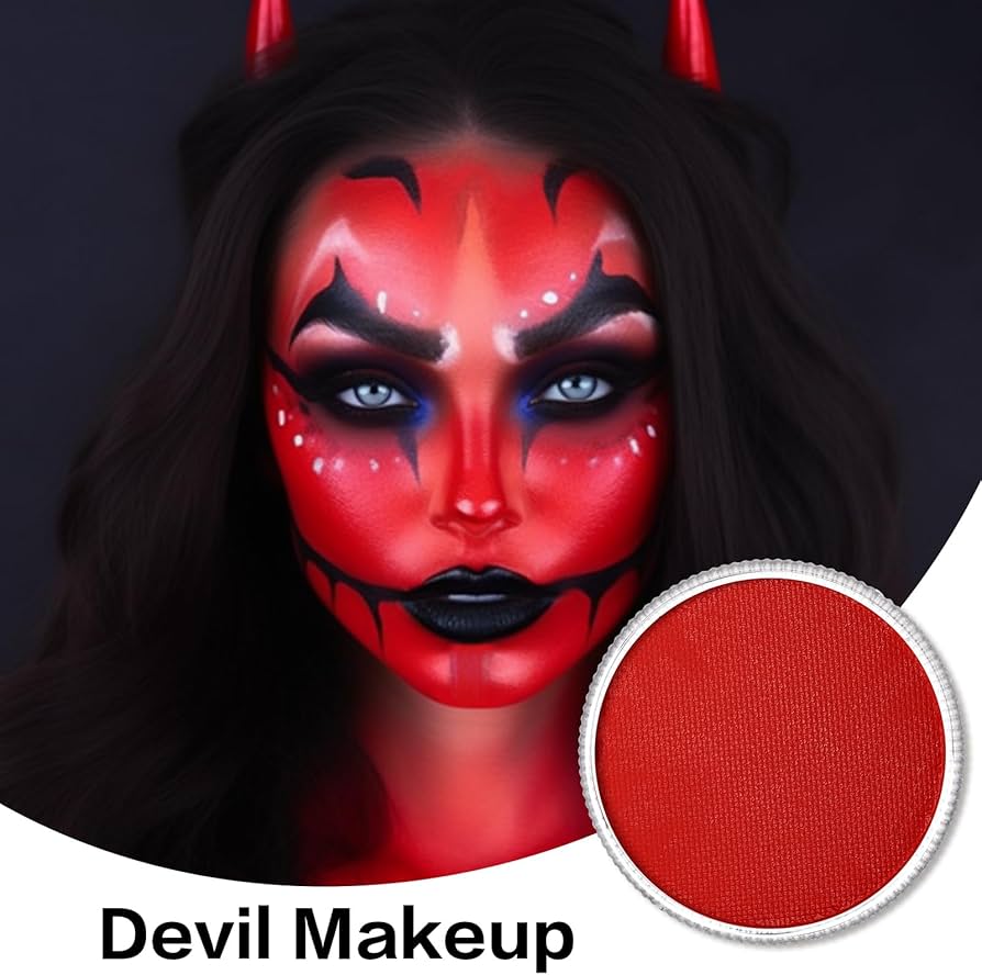 Demon Face Paint Halloween