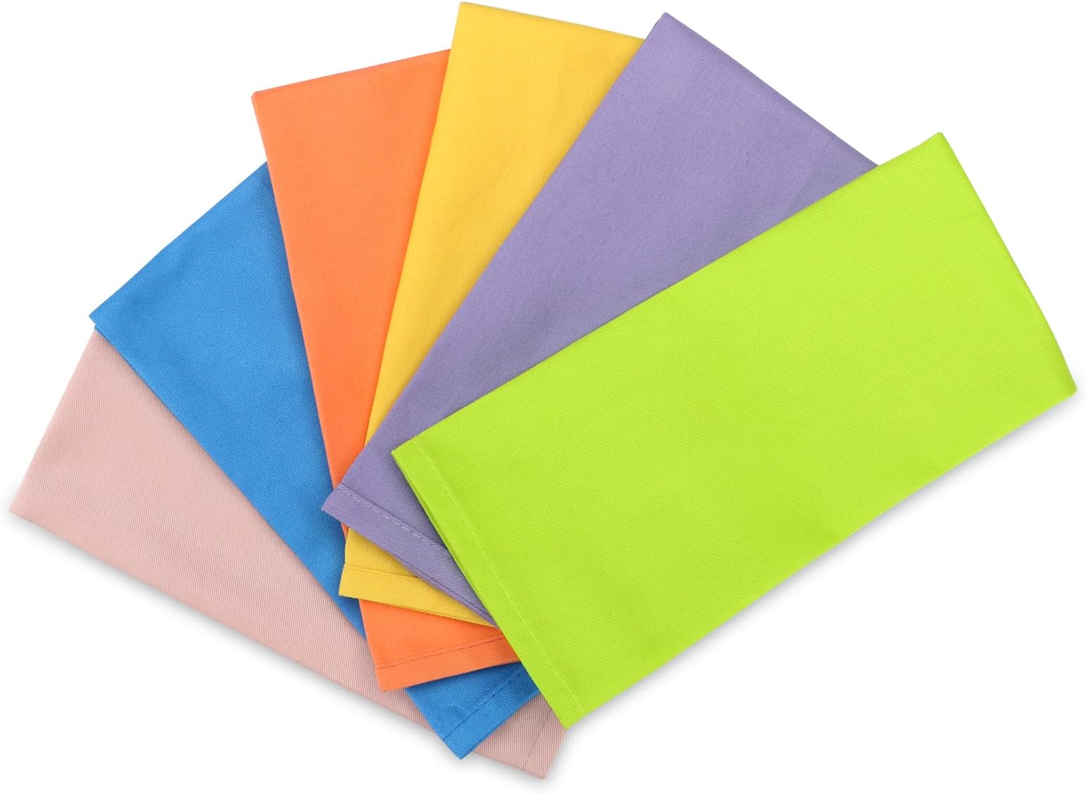 Amazon.com: KOFFOTA Cloth Napkins Set of 6, 18 x 18 Inches,6 Vibrant ...