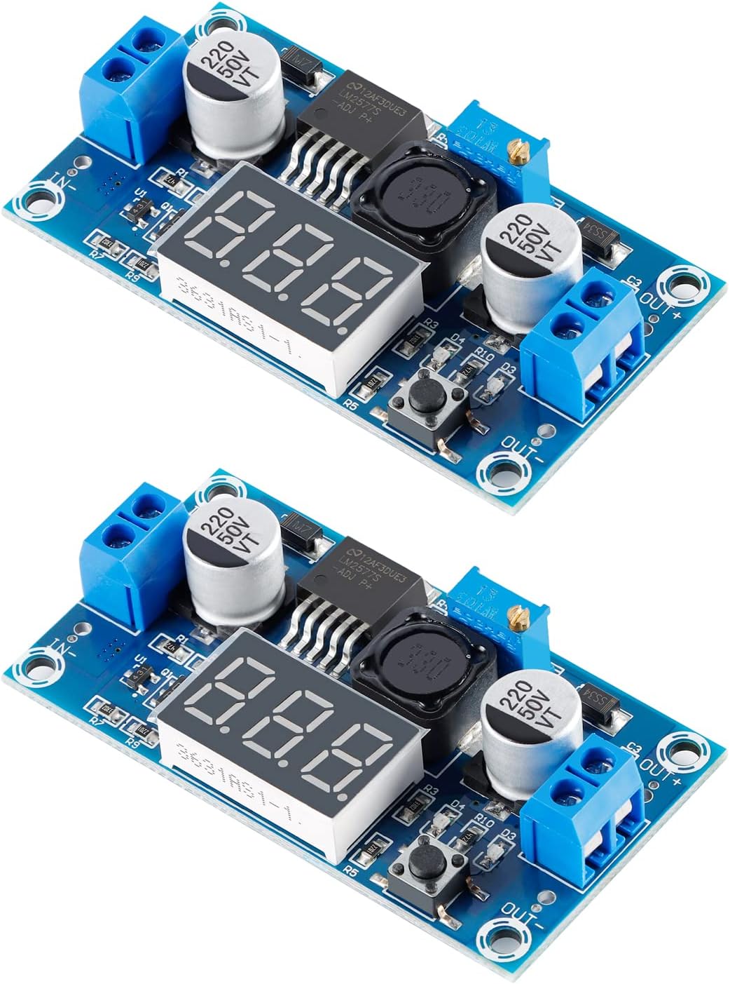 Amazon.com: EC Buying LM2577 DC-DC Boost Module, Digital Display Board ...