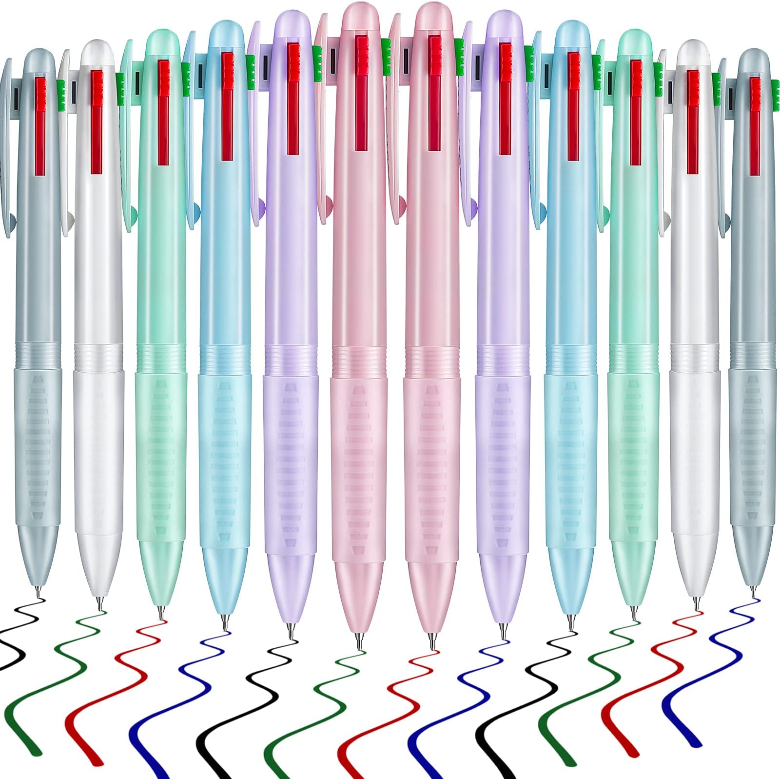 Amazon.com : SKKSTATIONERY 100 Pcs Mini Ballpoint Pens, 4" Retractable ...