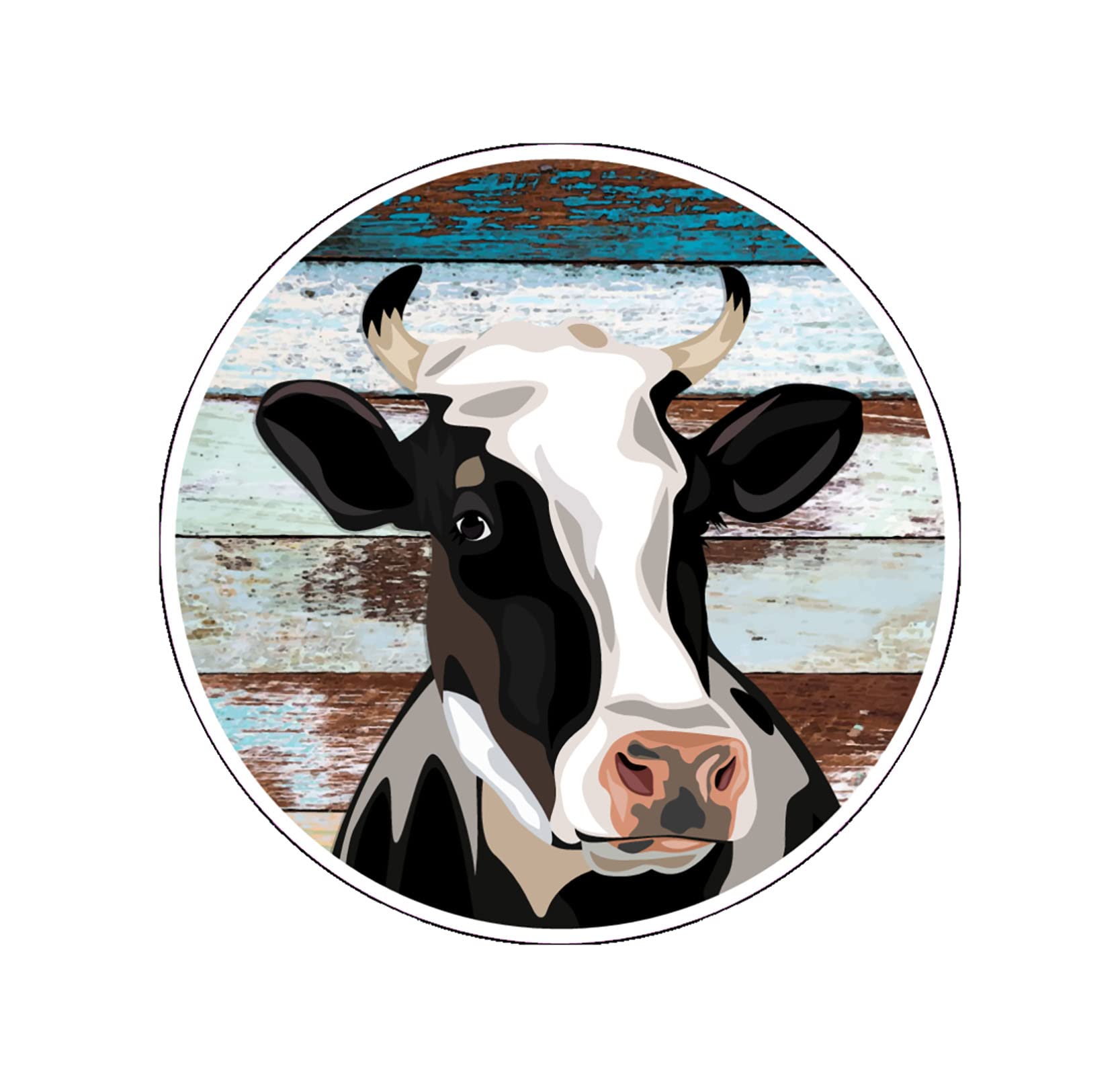 Amazon.com - Wickedgoodz Funny Cow Vinyl Decal - Farming Bumper Sticker ...