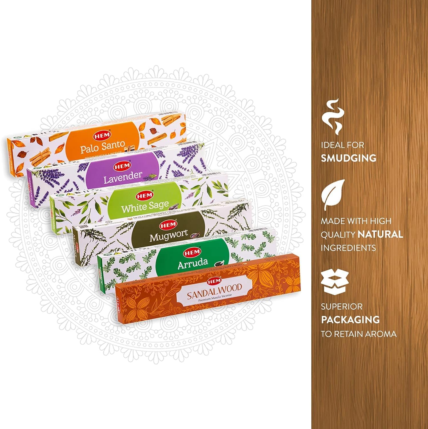 Hem assorted scents , unique combination incense sticks (Masala Set 1 ...