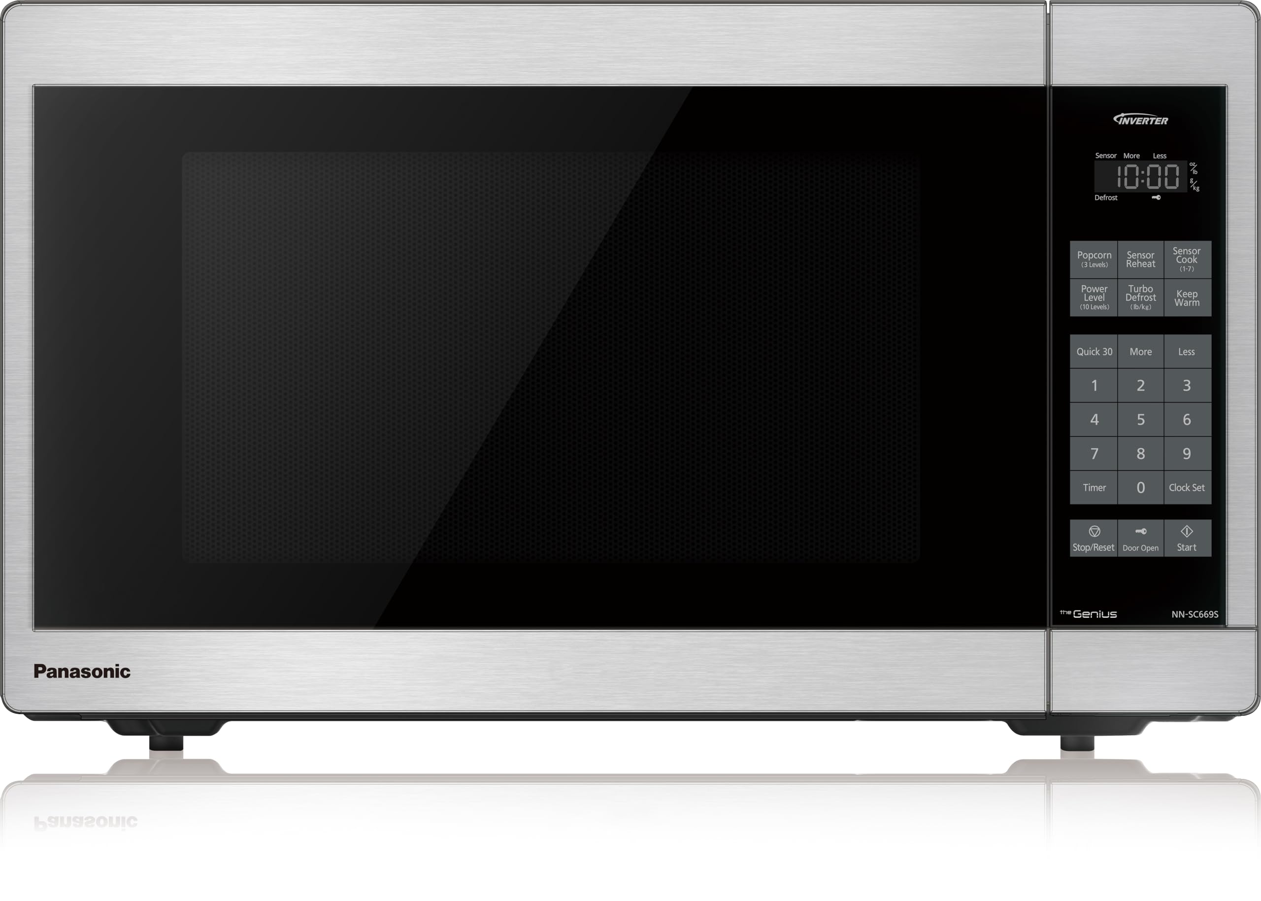 Panasonic NNSC669SC Genius Inverter Four à micro-ondes haute puissance ...