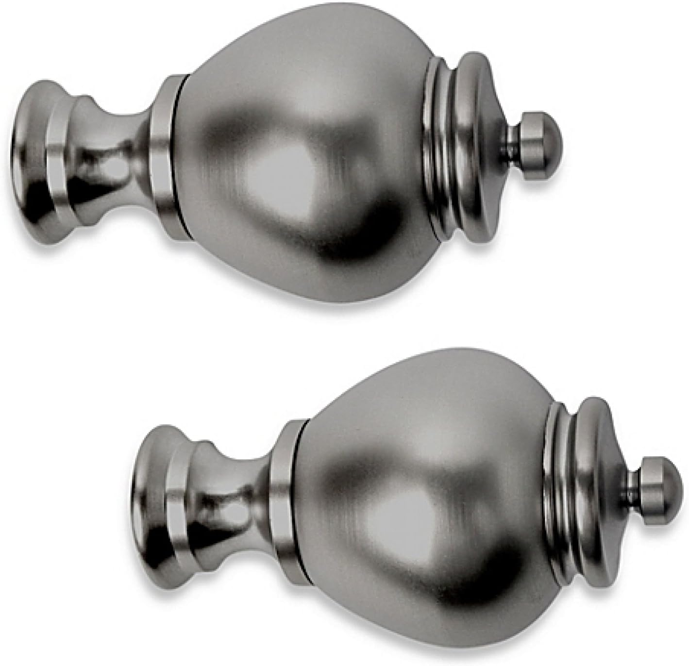 Amazon.com: Cambria Premier Complete Apothecary Finial in Graphite (Set ...