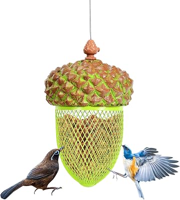 Amazon.com : Esschert Acorn bird feeder Home Accent : Patio, Lawn & Garden