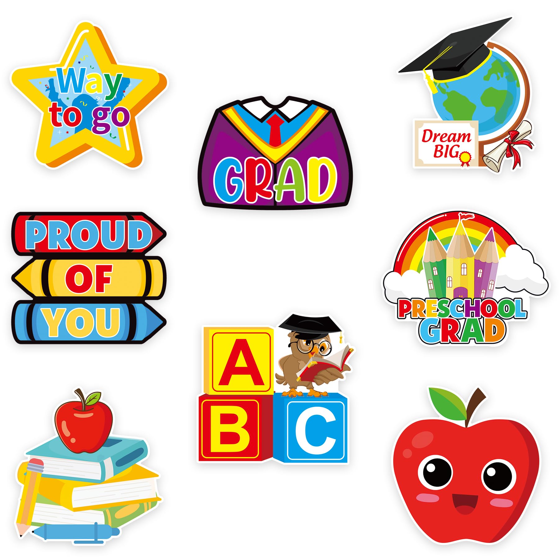 Amazon.com: Kindergarten Grad Party Decoration DIY Preschool Graduation ...