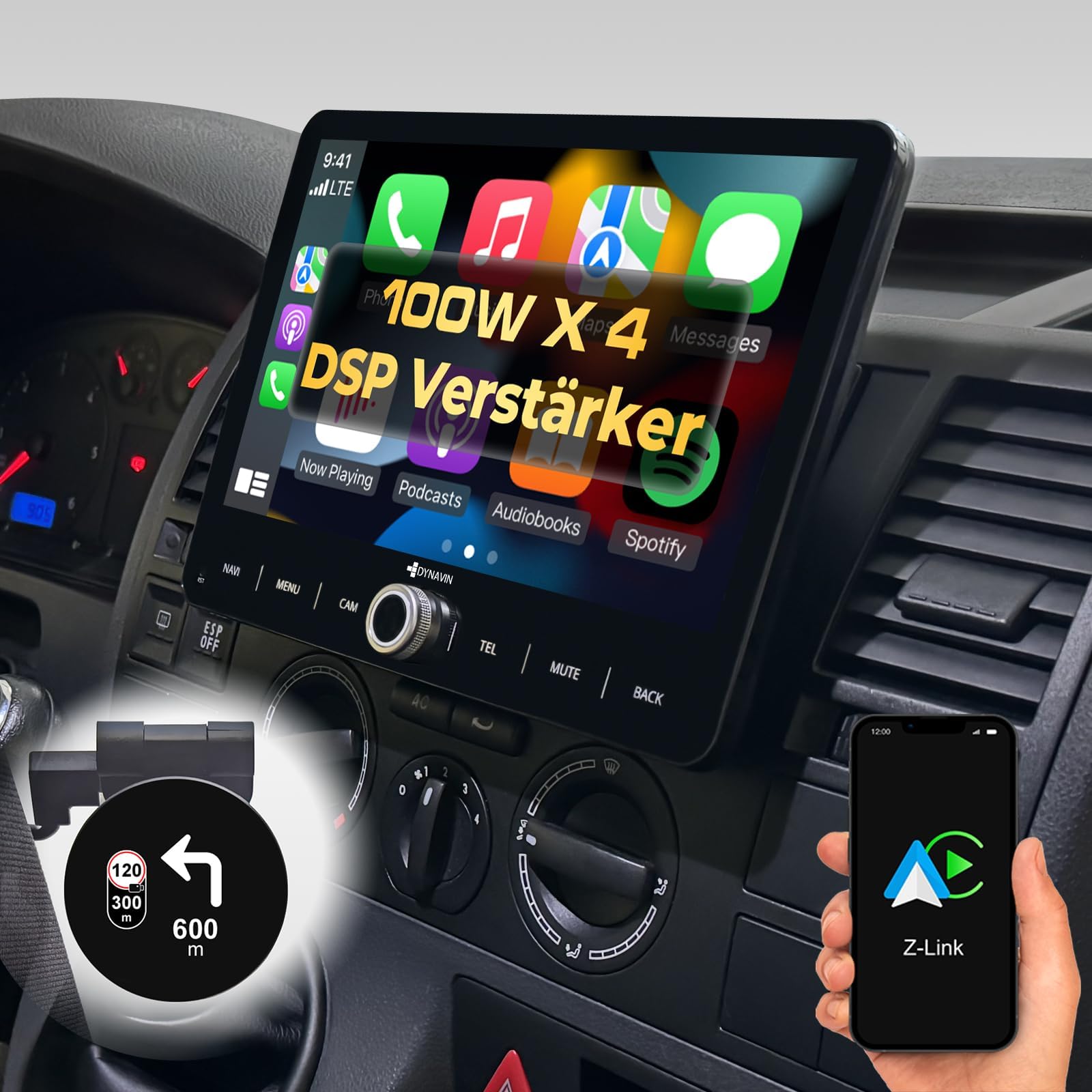 DYNAVIN Android Autoradio Navi für VW T5 Multivan, 9 Zoll Radio mit ...