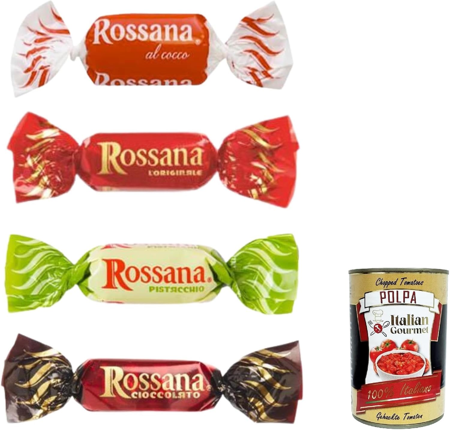 Caramelle Rossana Gran Selezione Assortimento Vari Gusti Busta da 1 kg ...