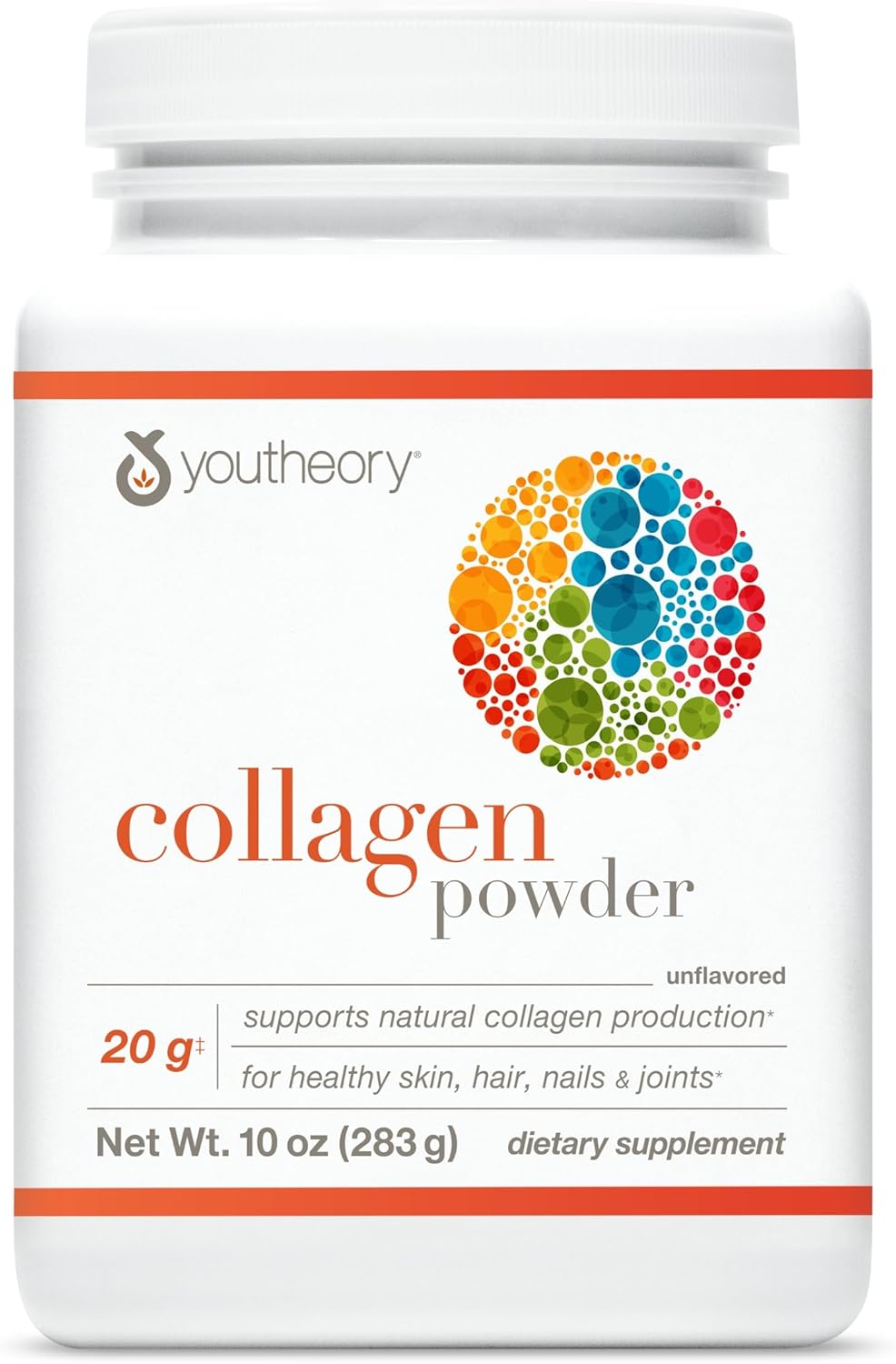Youtheory Collagen Powder - Premium Collagen Supplement with Vitamin C ...
