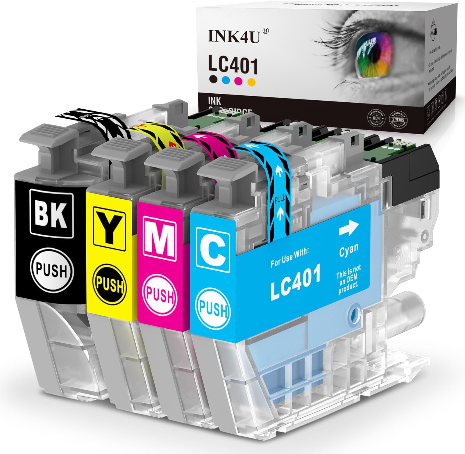 Amazon.com: LC401 LC-401 Ink Cartridges Compatible Replacement for ...