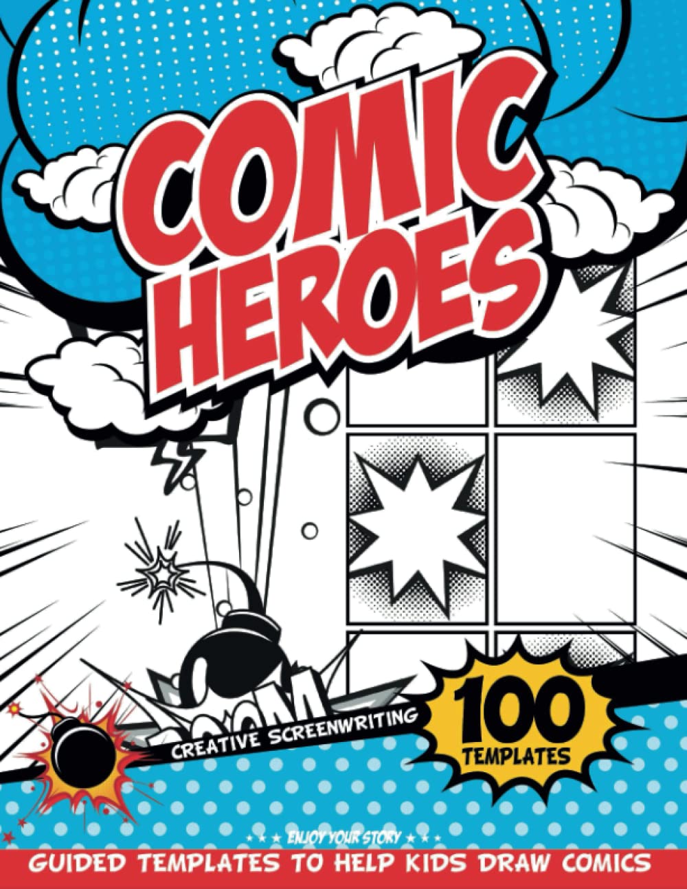 Buy Creative Comic Templates To Make Your Own Animation: Original Blank ...