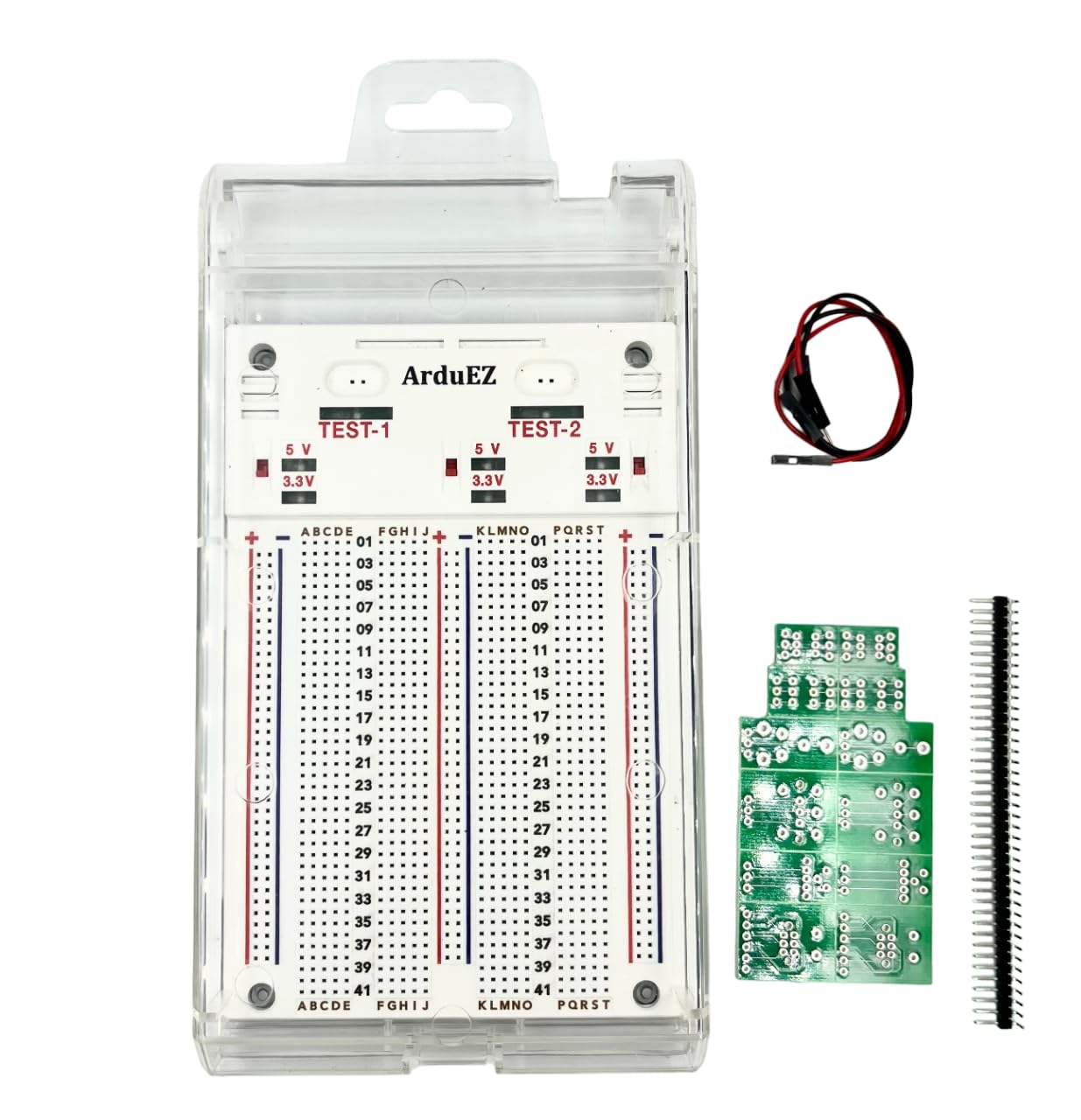 ArduEZtw Dual Power+Dual 5-States Microcomputer Logic Probe Breadboard ...