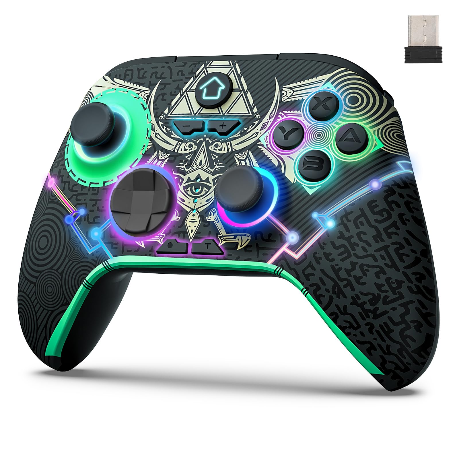 Amazon.com: TiMOVO PC Controller for Switch/Windows PC/Steam, Wireless ...