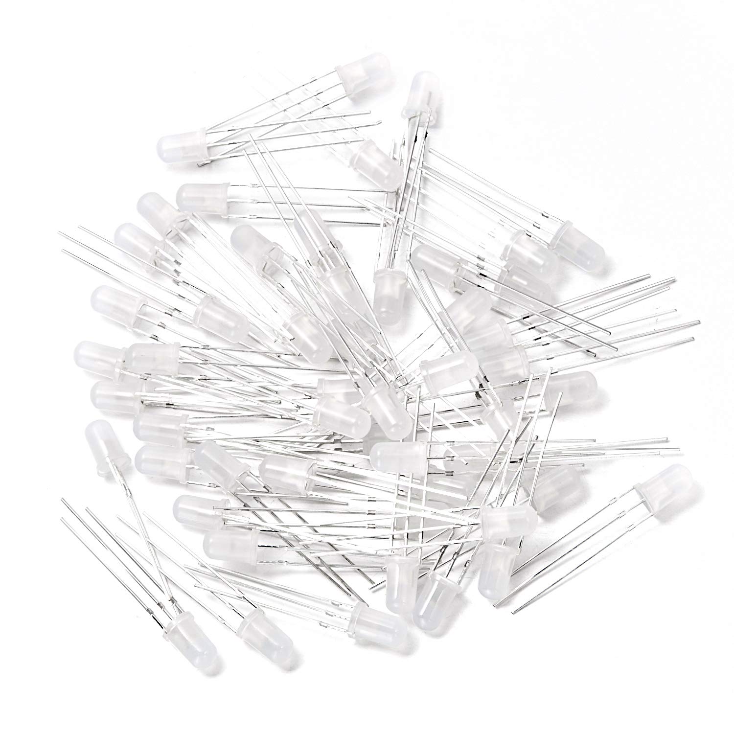 Red Light Chanzon Pack Of 100 5 Mm Red & Blue Diffuse LED Diode Lights ...