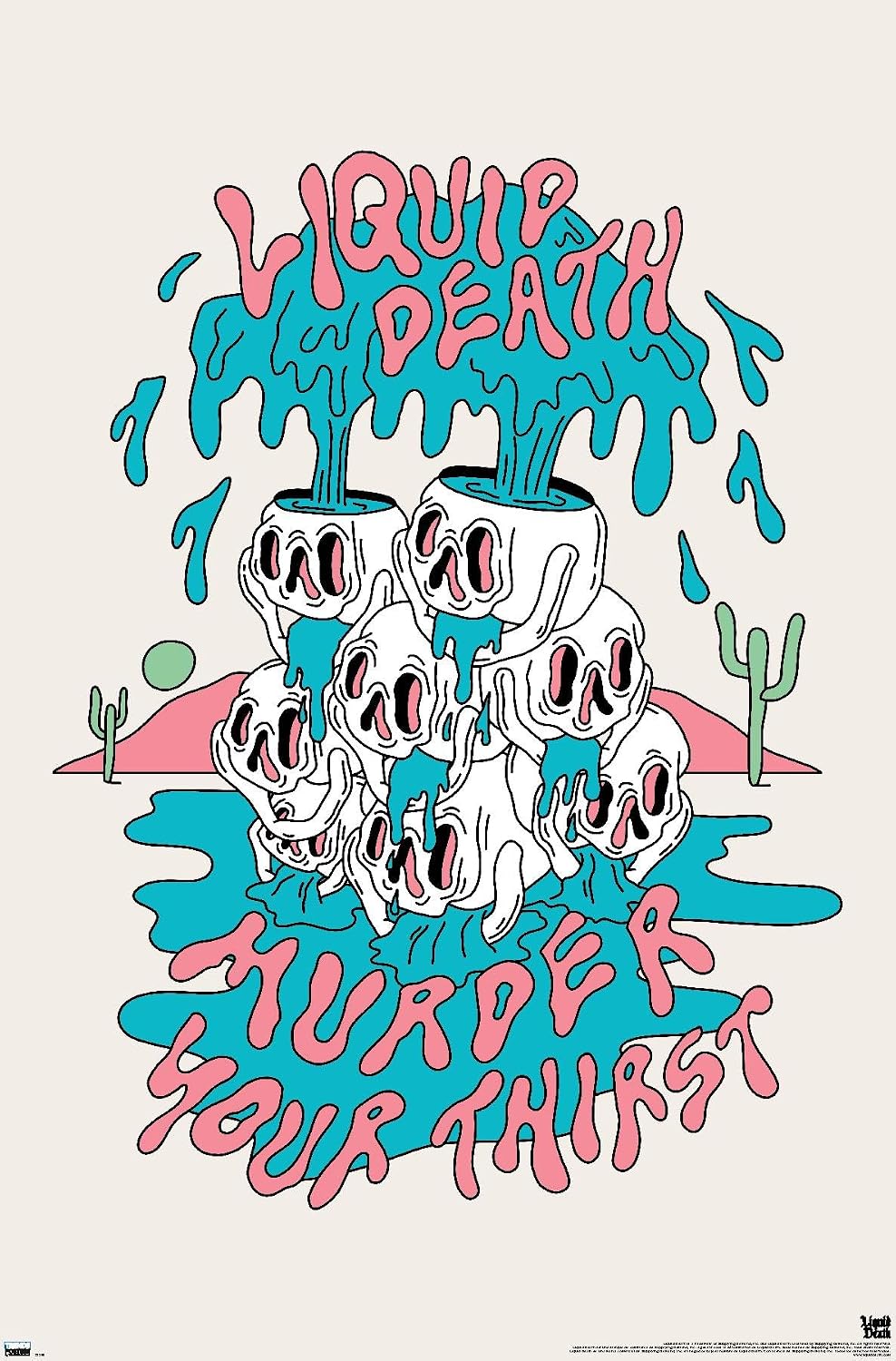 Amazon.com: Trends International Liquid Death - Death Valley Wall ...
