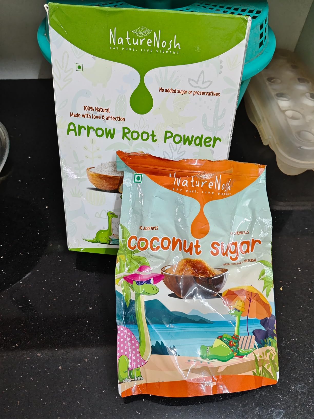 NATURE NOSH Natural Pure and Raw Arrowroot Powder (250gm) - Organic ...