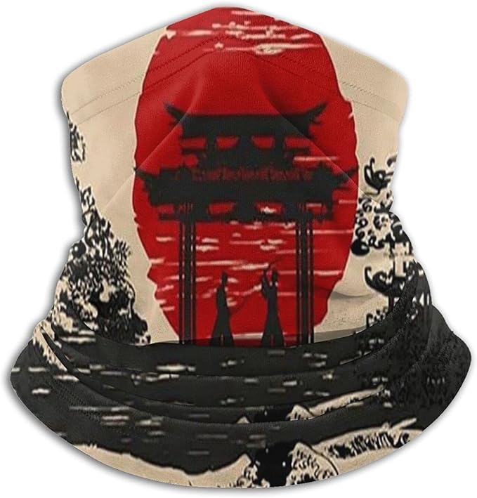 Vintage Japanese Bushido Samurai Headwear Bandana Head Wrap Face Scarf ...