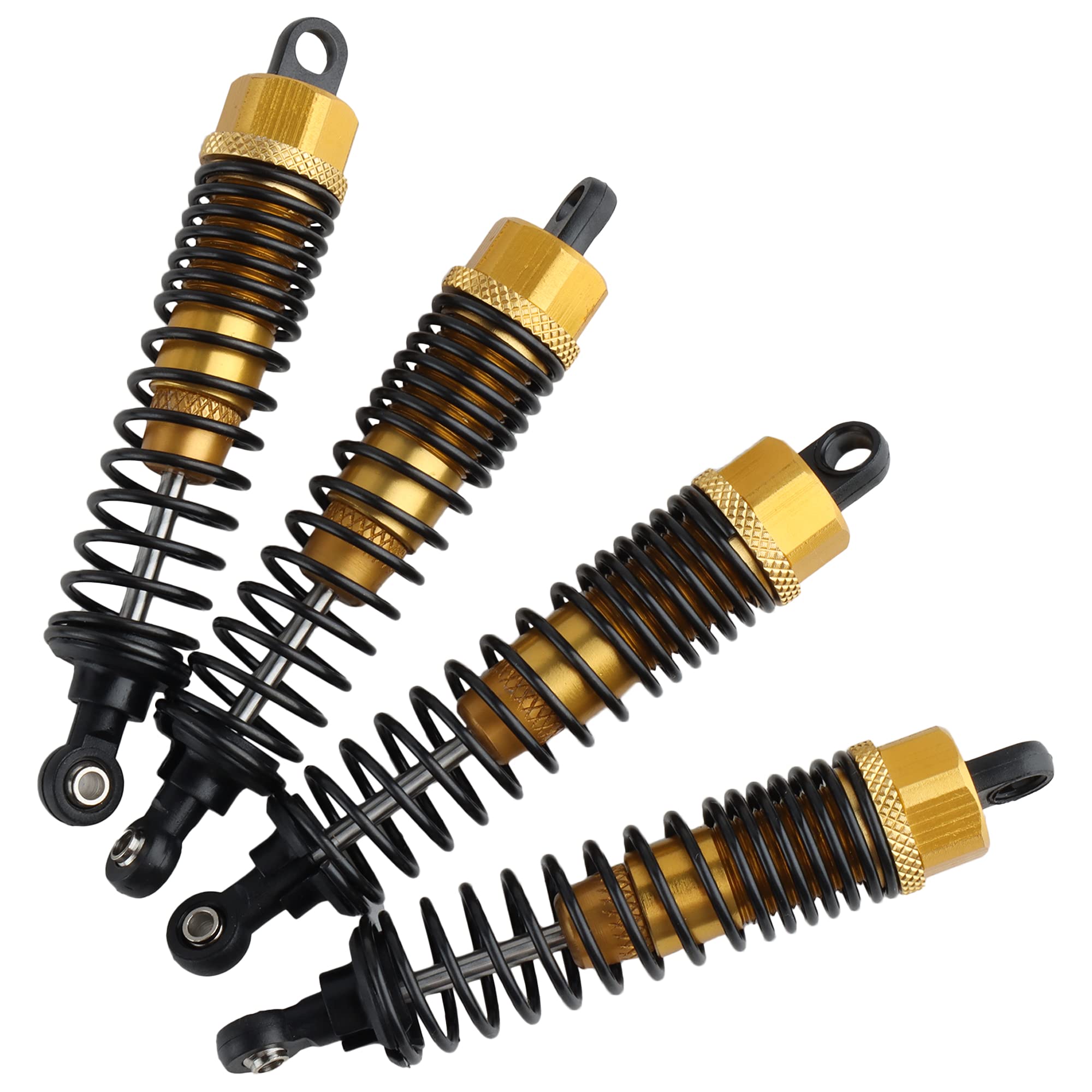 Snapklik.com : GDOOL Front Rear RC Shock Absorber, 4-Pack Aluminum 98mm ...