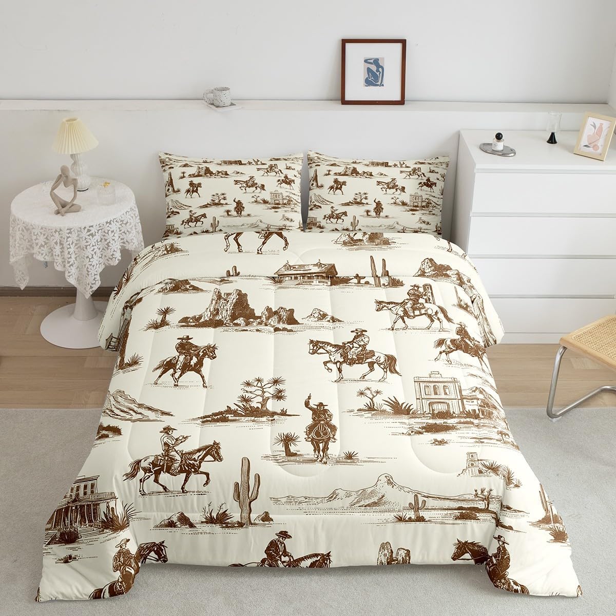 Amazon.com: Cowboy Bedding Set Western Decor Comforter for Boys ...
