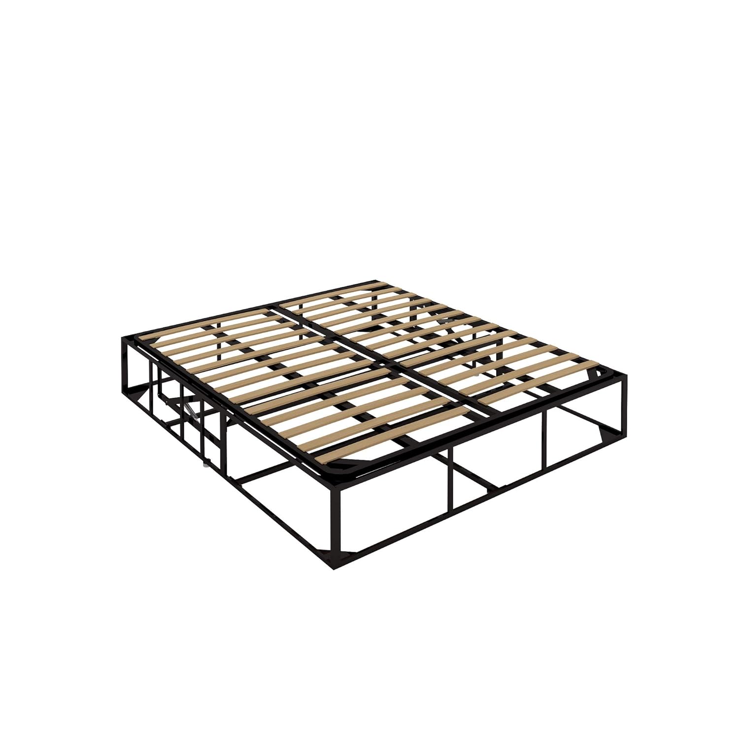 Krini Furniture Lift Up Metal Bed Case with Storage and Adjustable Legs ...