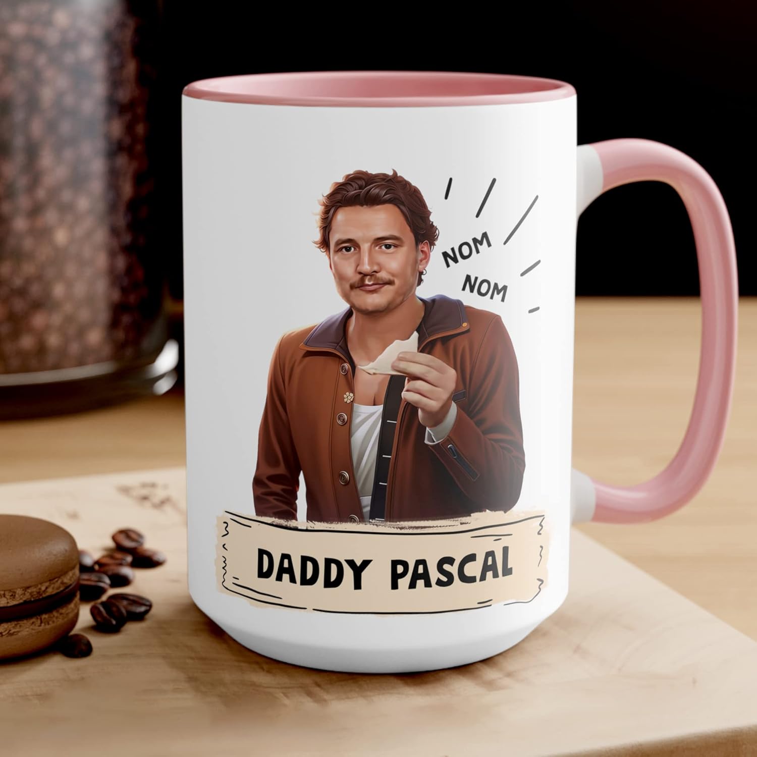 Amazon.com: Switzer Kreations Pedro Pascal Mug, Daddy Pascal Mug, Pedro ...