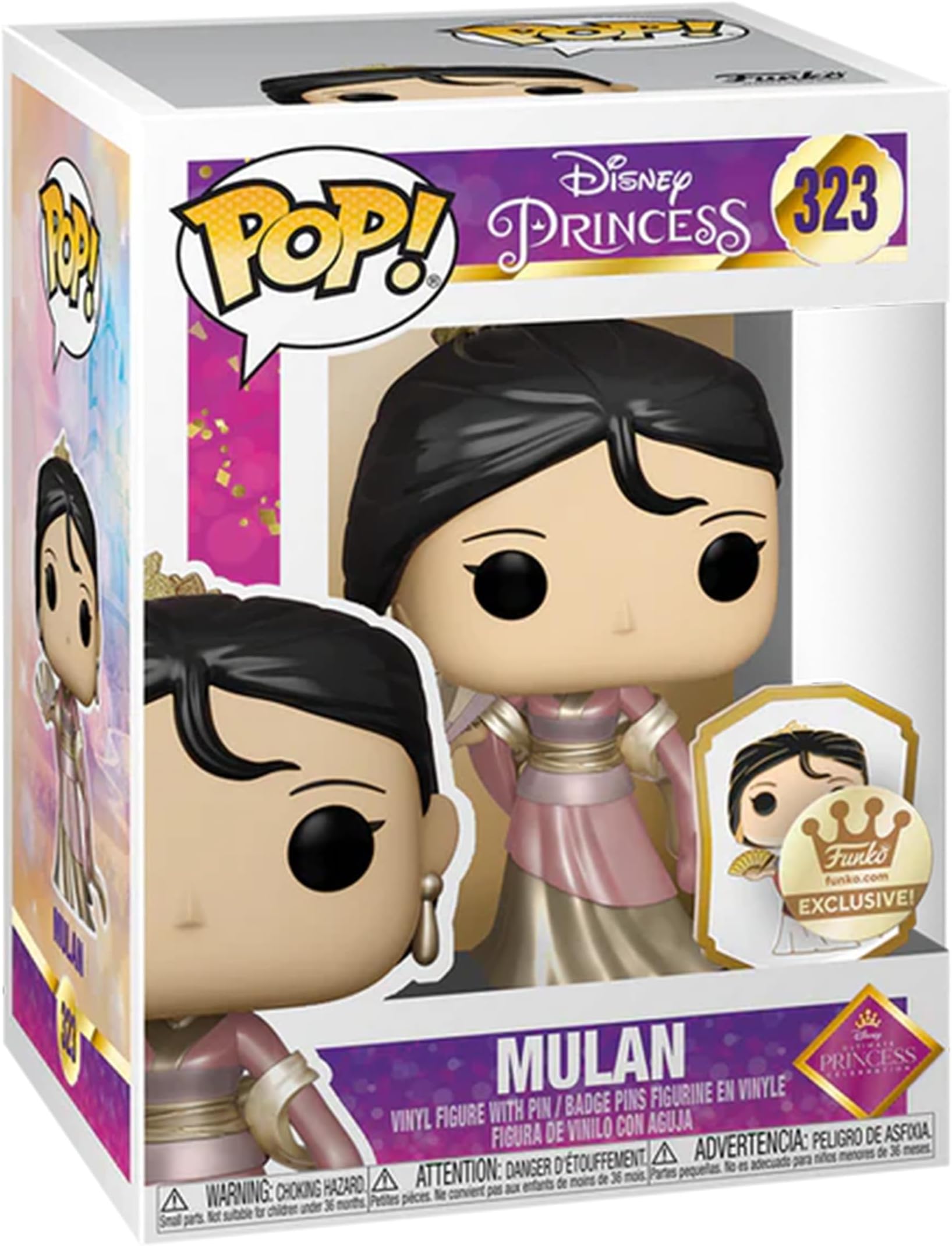 Amazon.com: POP! Ultimate Princess Collection - Tiana POP & Pin Vinyl ...