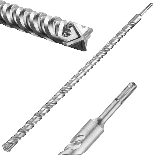 KapStrom SDS Plus Extension Shaft for Hollow Core Drill Bit, 600mm Long ...