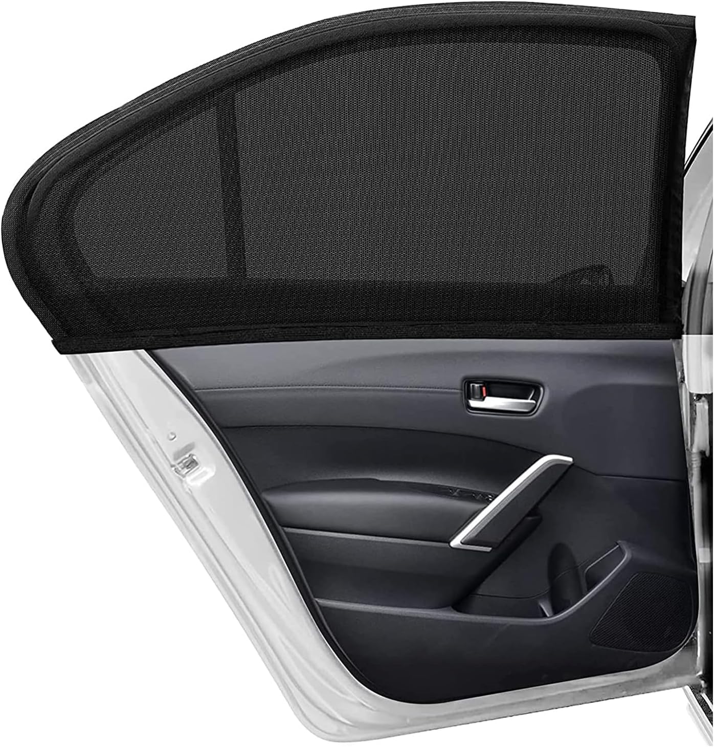 Kewucn 2 Pack Car Window Shades, Sun Rays Blocker & UV Protection for ...