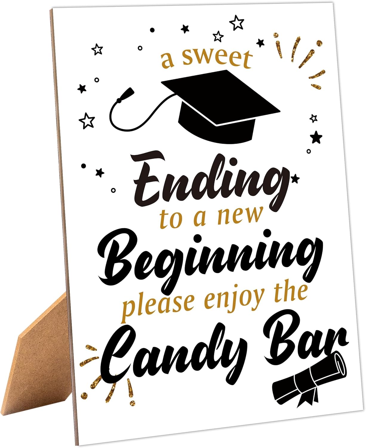 Amazon.com: Graduation Candy Bar Sign, Table Decor Graduation Sign ...
