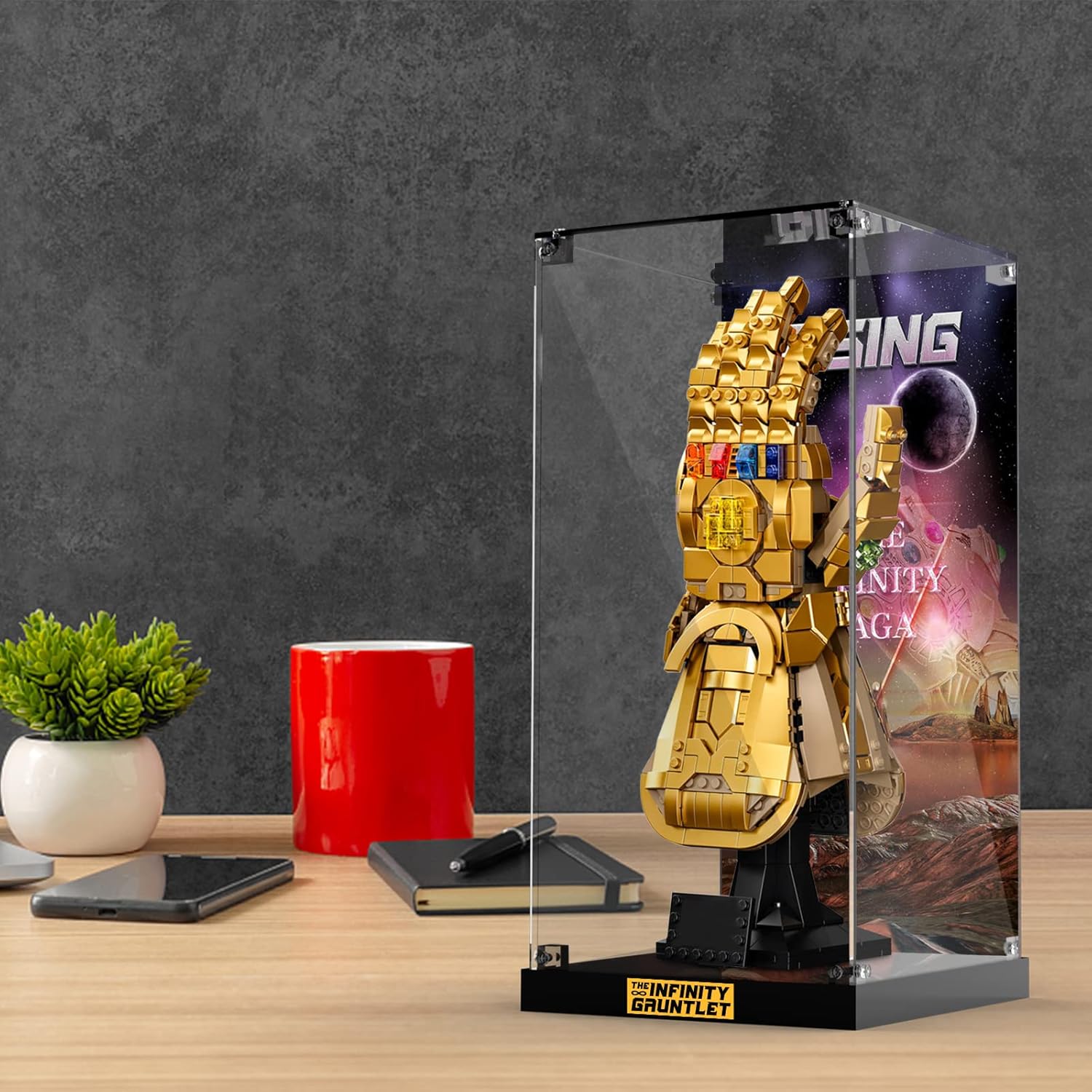 PIPART Acrylic Display Case for Lego 76191 Marvel Infinity Gauntlet ...