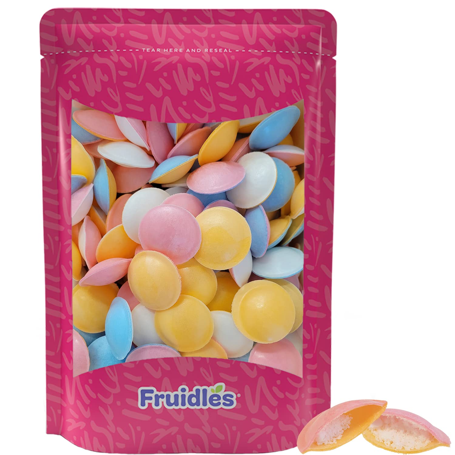 Amazon.com : Fruidles Sour Satellite Wafers Filled With Sour Powder ...