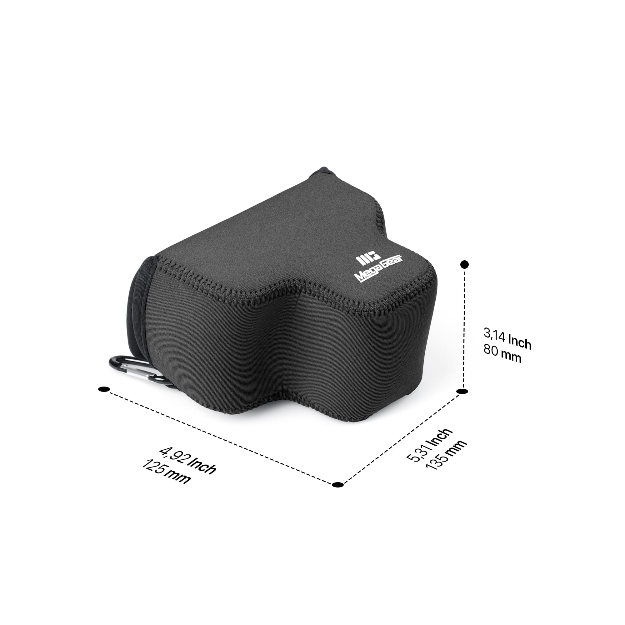 MegaGear Neoprene Camera Case for Sony Alpha a7C Mark II (28-60mm ...
