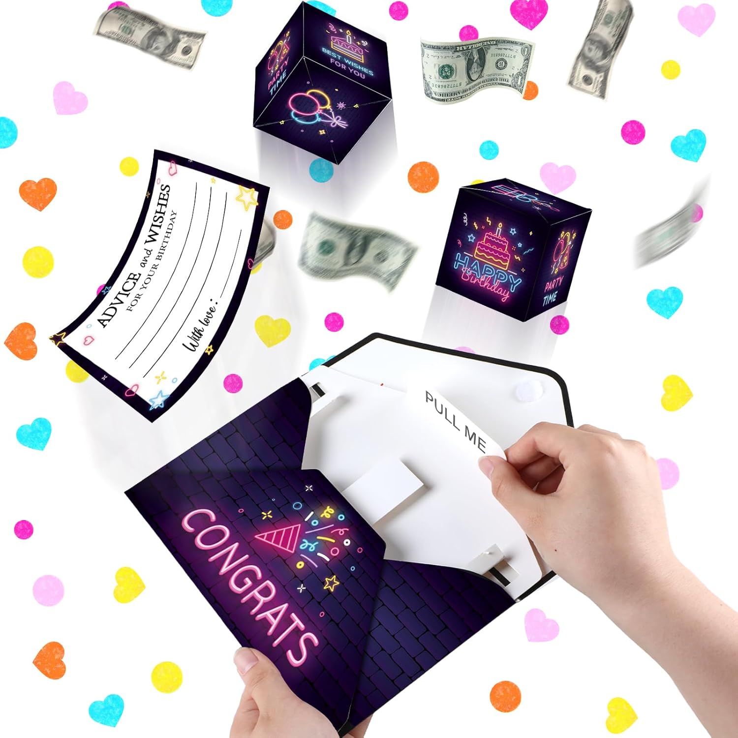 Amazon.com : gisgfim Exploding Birthday Box Surprise Gift Box with ...