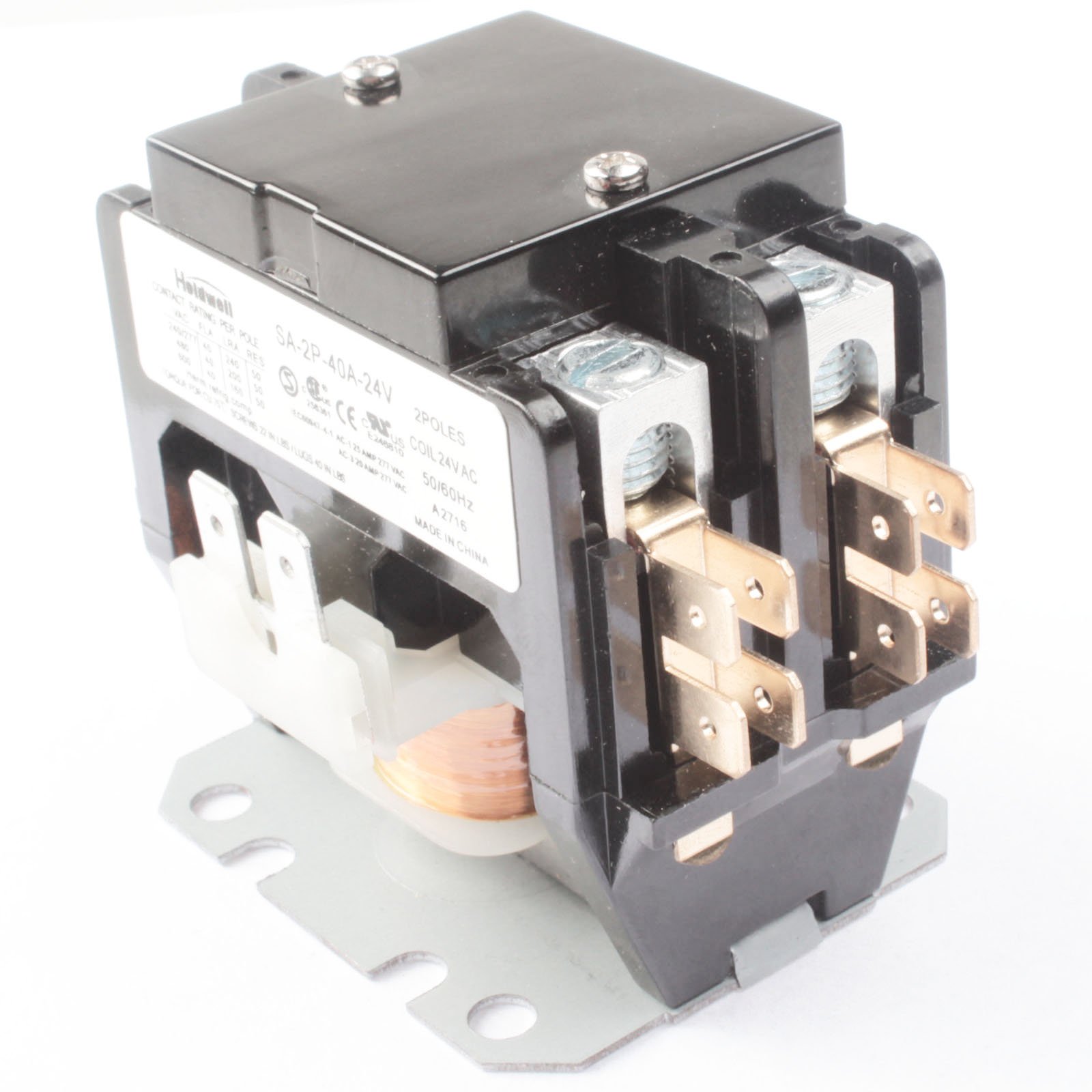 Snapklik.com : SA-2P-40A-24V 2 Pole 40 Amp 24V Coil Definite Purpose ...