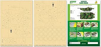 Amazon.co.jp: J's Work PPA5080 Airbrush Camo Masking 1/35 Swedish Main ...