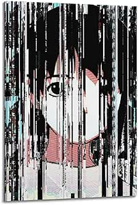 Amazon.com: DFVBNH Anime Serial Experiments Lain Poster Cover Posters ...