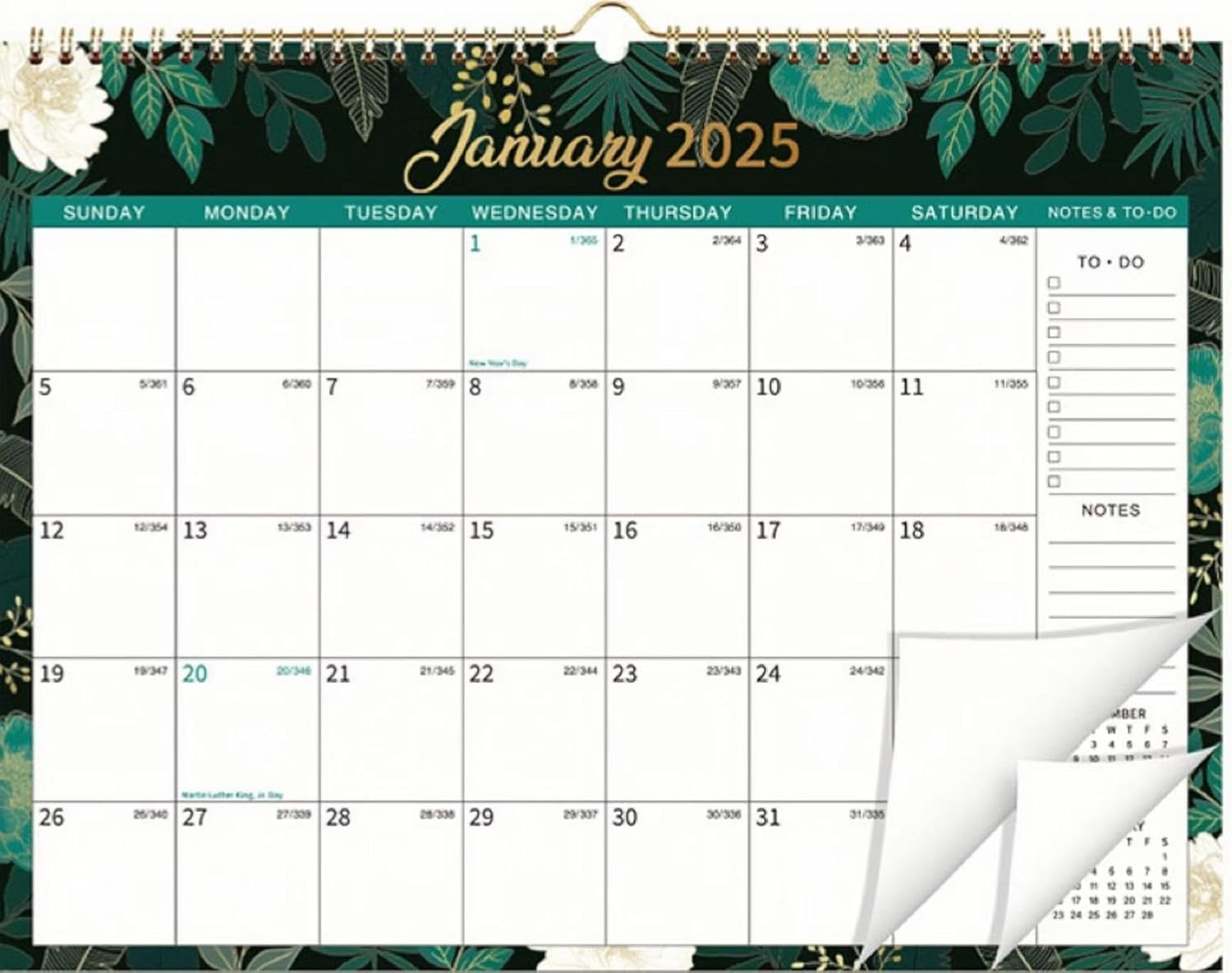 Amazon.com: 2025 Wall Calendar - January 2025 - December 2025, 12 Month ...