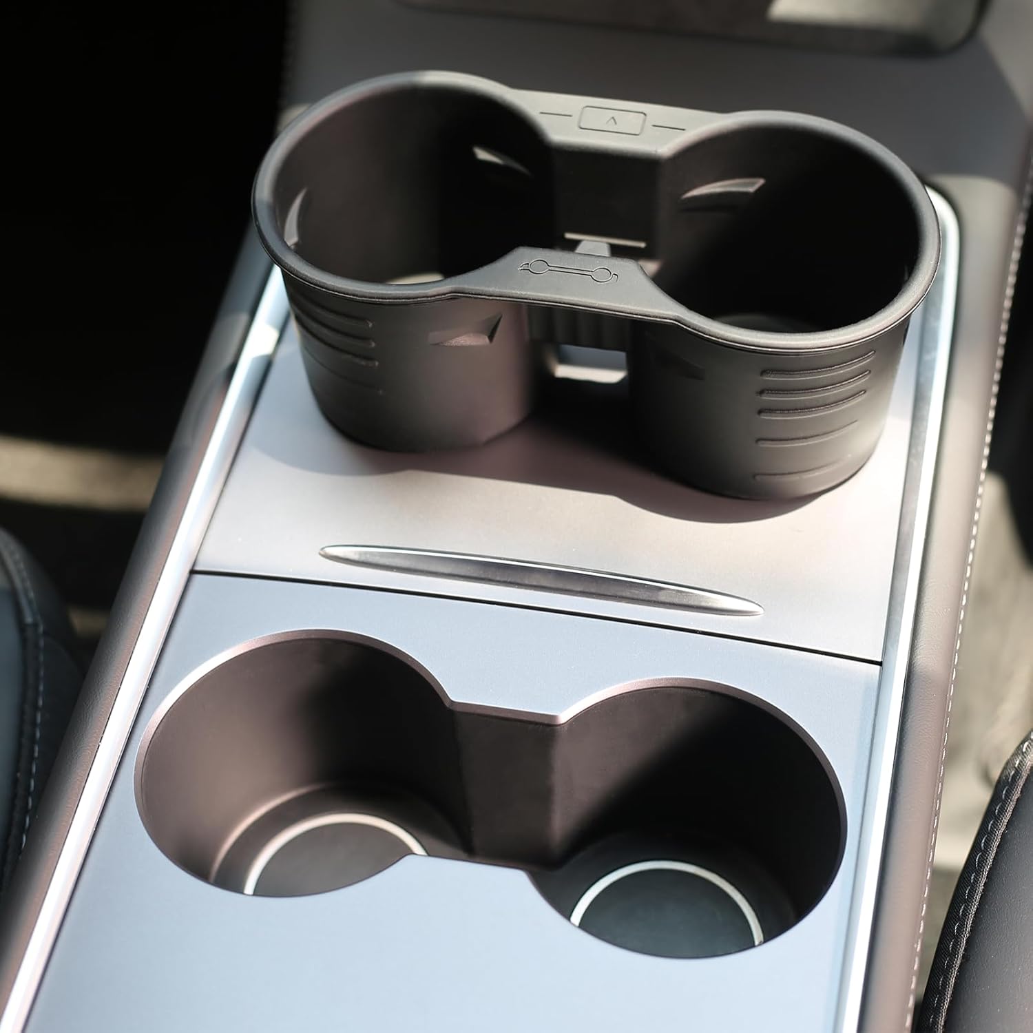 Amazon.com: Tesheer for Tesla Cup Holder Insert Silicone Center Console ...