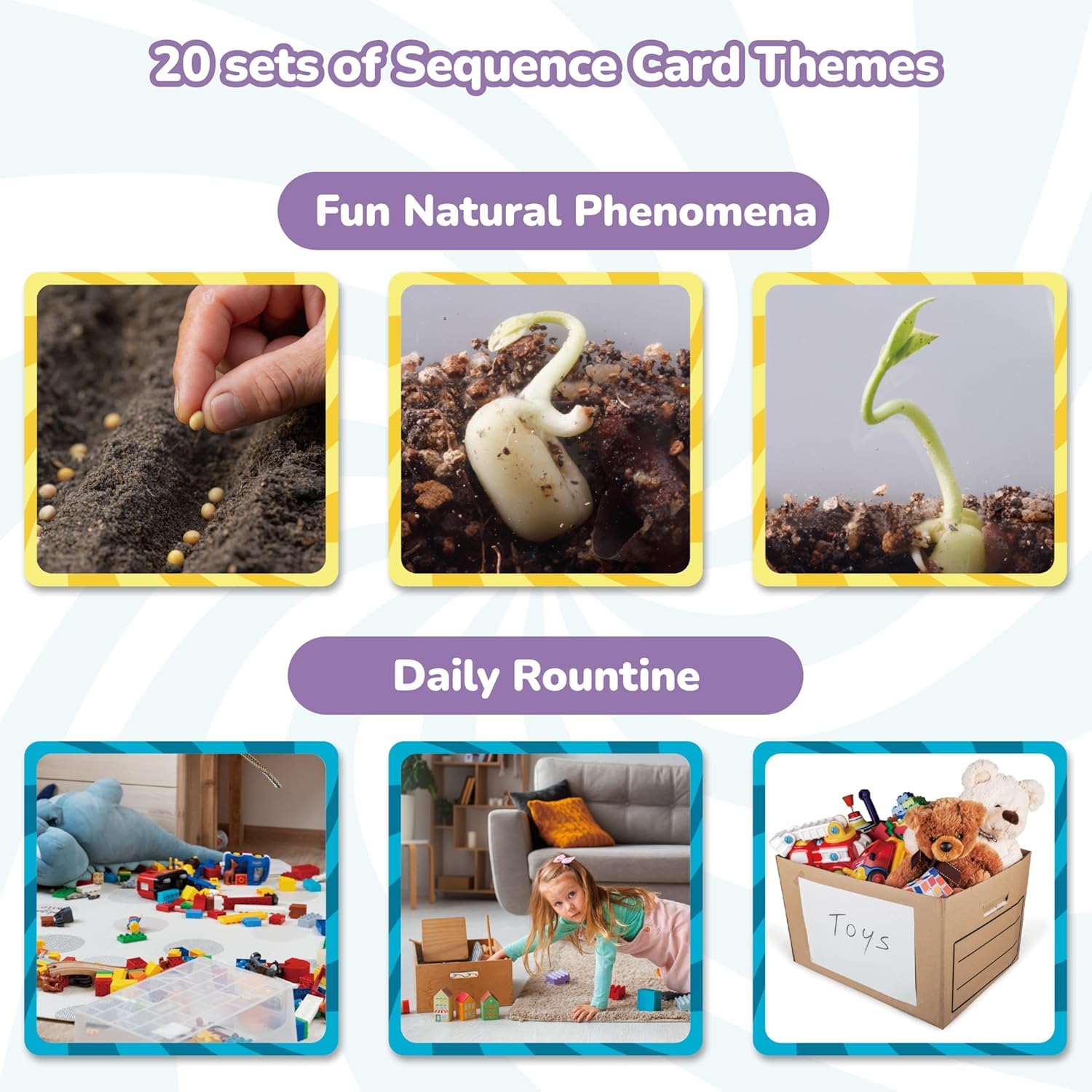 Snapklik.com : Sequence Cards, Sequence Game For Kids, Sequencing Cards ...