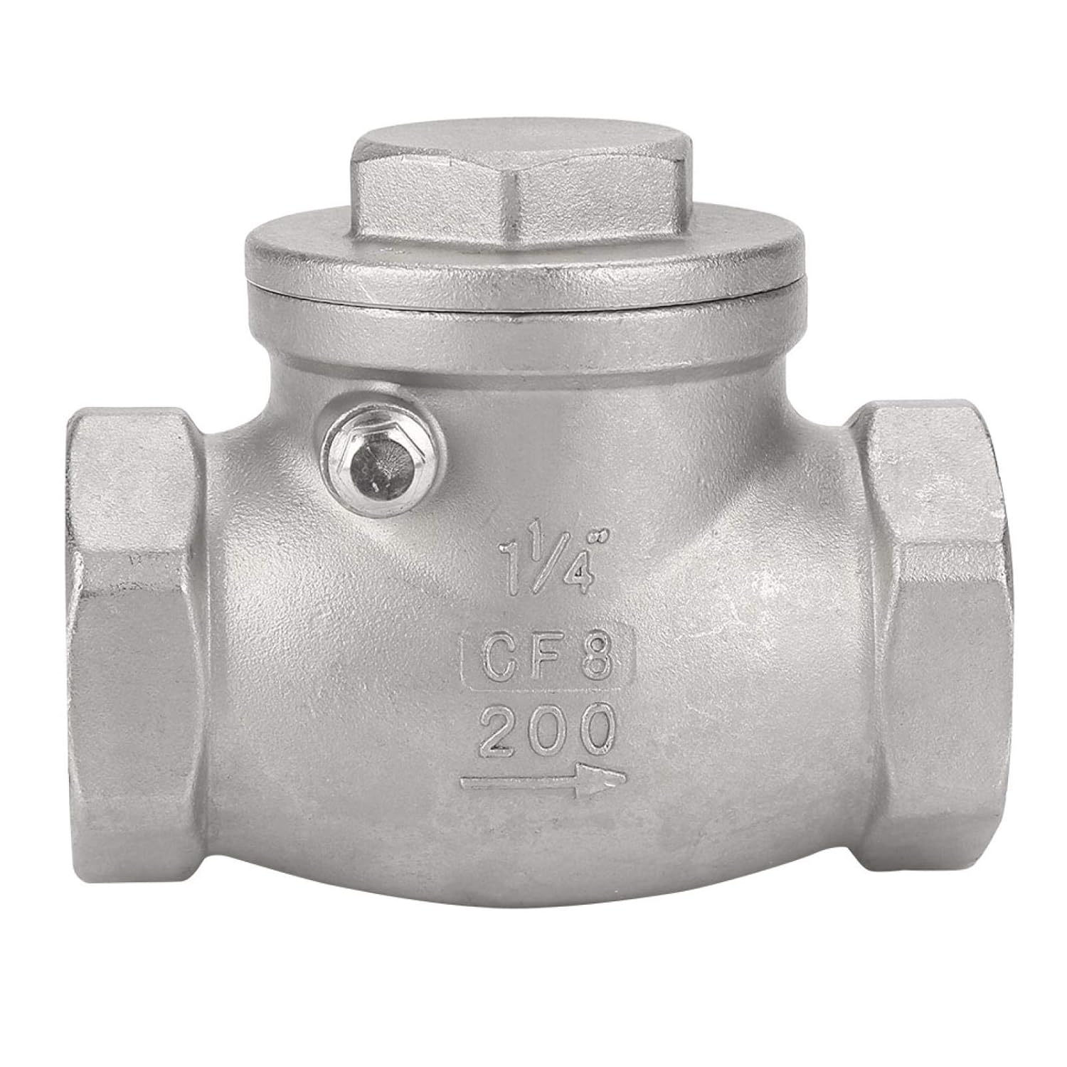 Swing Check Valve, DN32 Check Valve, One-Way High Pressure for Water ...