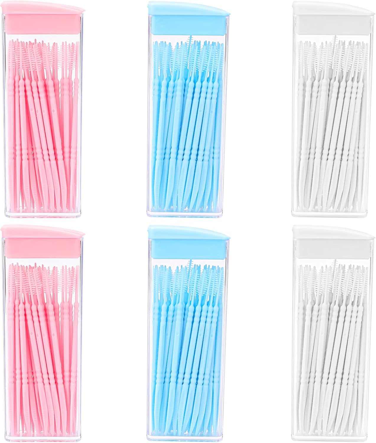 Amazon.com: Sibba 360 piezas palillos de dientes de doble cabeza dental ...